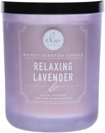 DW Home Vonná svíčka ve skle Relaxační levandule - Relaxing Lavender, 15oz