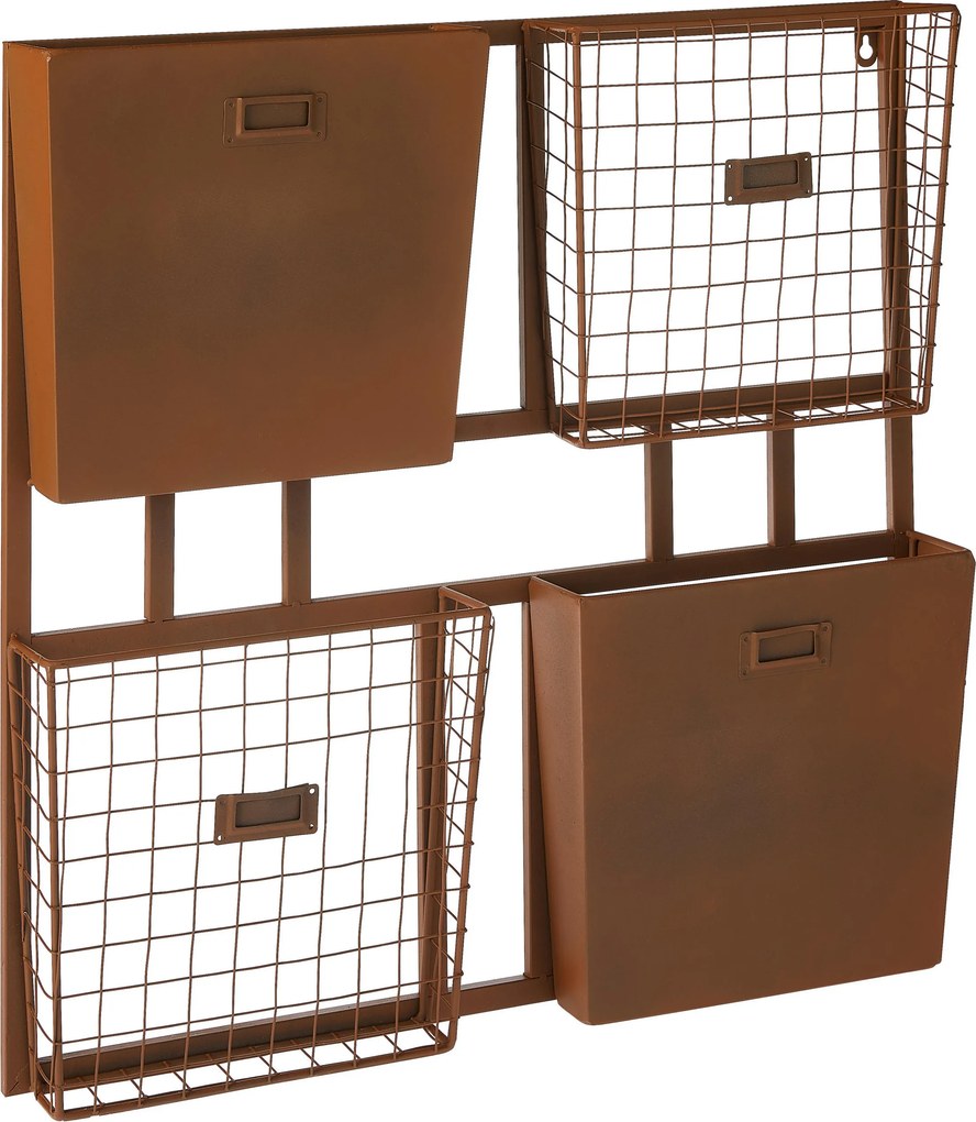 XXXLutz NÁSTĚNNÝ REGÁL, hnědá, 60/8/60 cm Ambia Home - Online Only regály & police - 0042930039