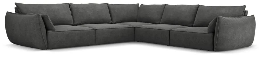 Šedá rohová pohovka (variabilní) Vanda – Mazzini Sofas