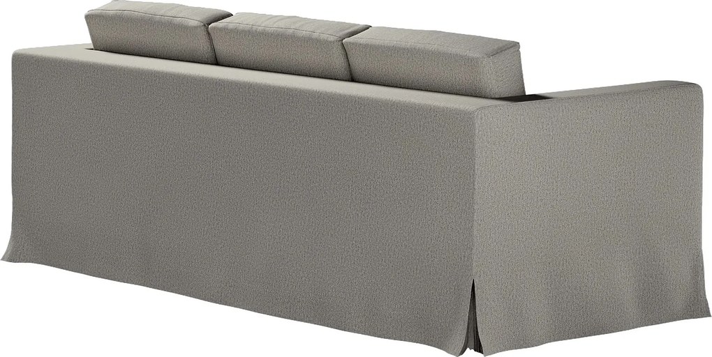 Potah na pohovku IKEA Karlanda 3-místná nerozkládací, dlouhý barva šedá látka pletený vzor
