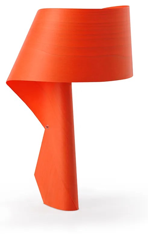 Elegantní stolní lampa z dřevěné dýhy Air Table  Elegantní stolní lampa z dřevěné dýhy Air Dekor: Oranžový