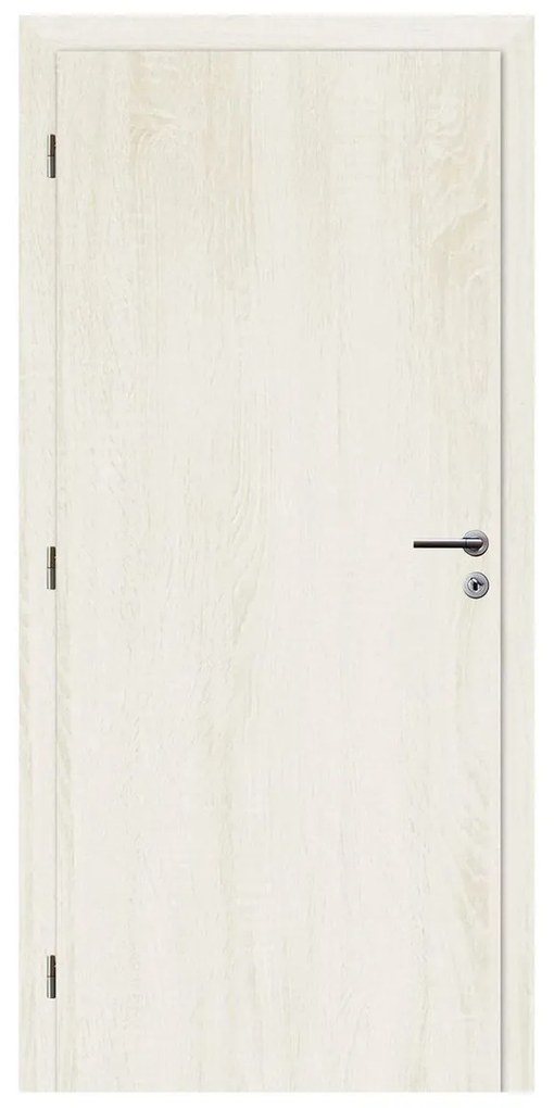 Solodoor Interiérové dveře 80 L, 850 × 1985 mm, fólie, levé, Andorra white, plné