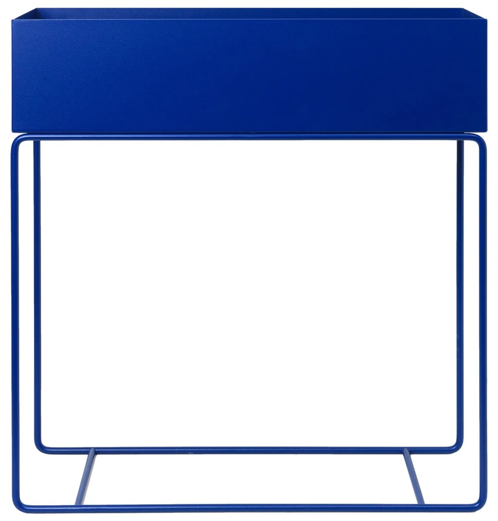 FERM LIVING Truhlík Plant Box, Bright Blue