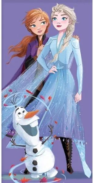 Carbotex osuška Ledové Království Elsa Anna a Olaf 70x140 cm