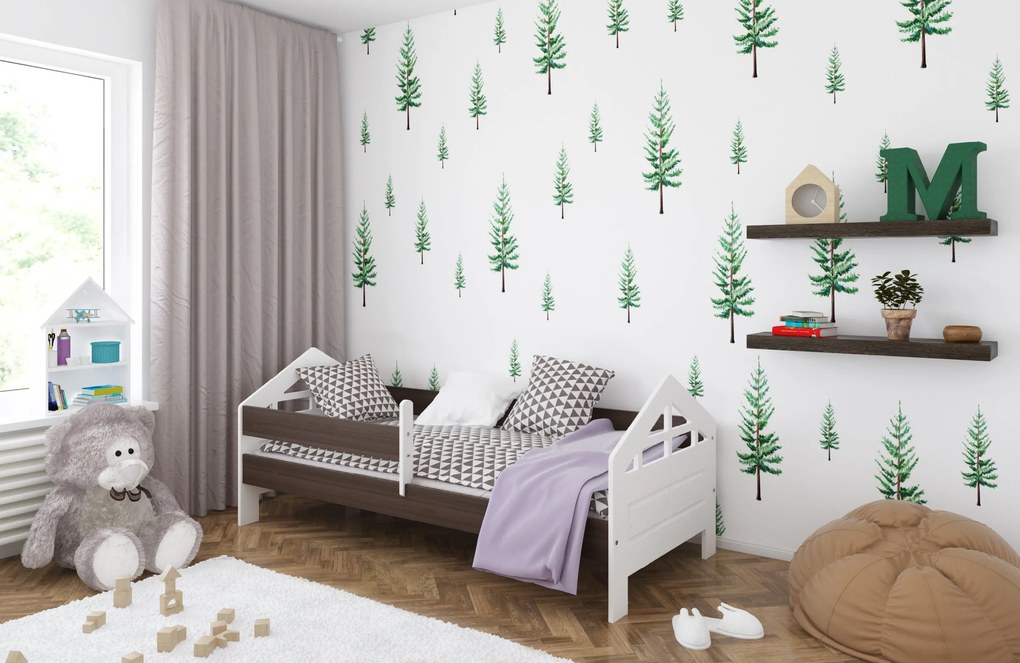 BabyBeds Dětská postel ALA Velikost postele: 160x80 cm, Barevné provedení: Bílá, Úložný prostor: Ne, bez úložného prostoru Bílá