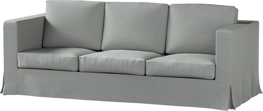Potah na pohovku IKEA Karlanda 3-místná nerozkládací, dlouhý barva modrá látka pletený vzor