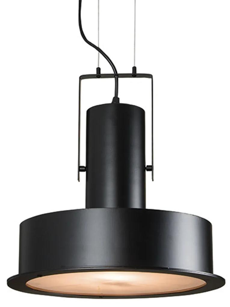 Zambelis 1644 závěsné svítidlo matně černé, 1xE27, ø35cm