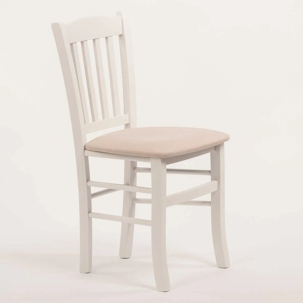 Stima Židle VENETA s čalouněným sedákem dubové moření LUX terracotta 10