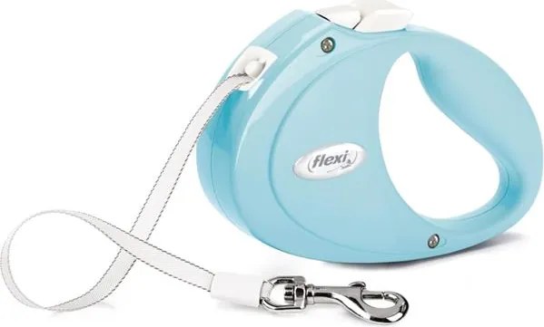 Flexi Puppy pásek 2 m sv. modré 12 kg