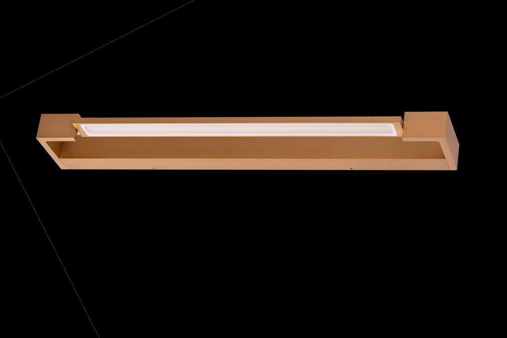 LED nástěnné svítidlo Dali 60 3000K zlatá