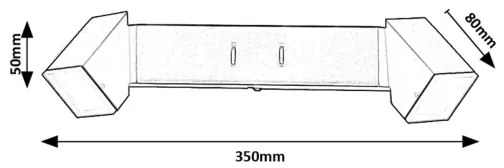Rabalux 71271 - LED Nástěnné svítidlo KESSY 2xLED/4W/230V 3000K