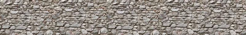 DIMEX | Fototapeta do kuchyně Stará kamenná zeď KI-420-255 | 420 x 60 cm | šedá