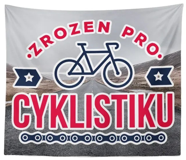 Sablio Deka Zrozen pro cyklistiku: 150x120 cm