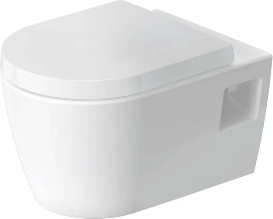Duravit ME by Starck - Závěsné WC, Rimless, HygieneFlush, DuraShield, bílá 251709AA00