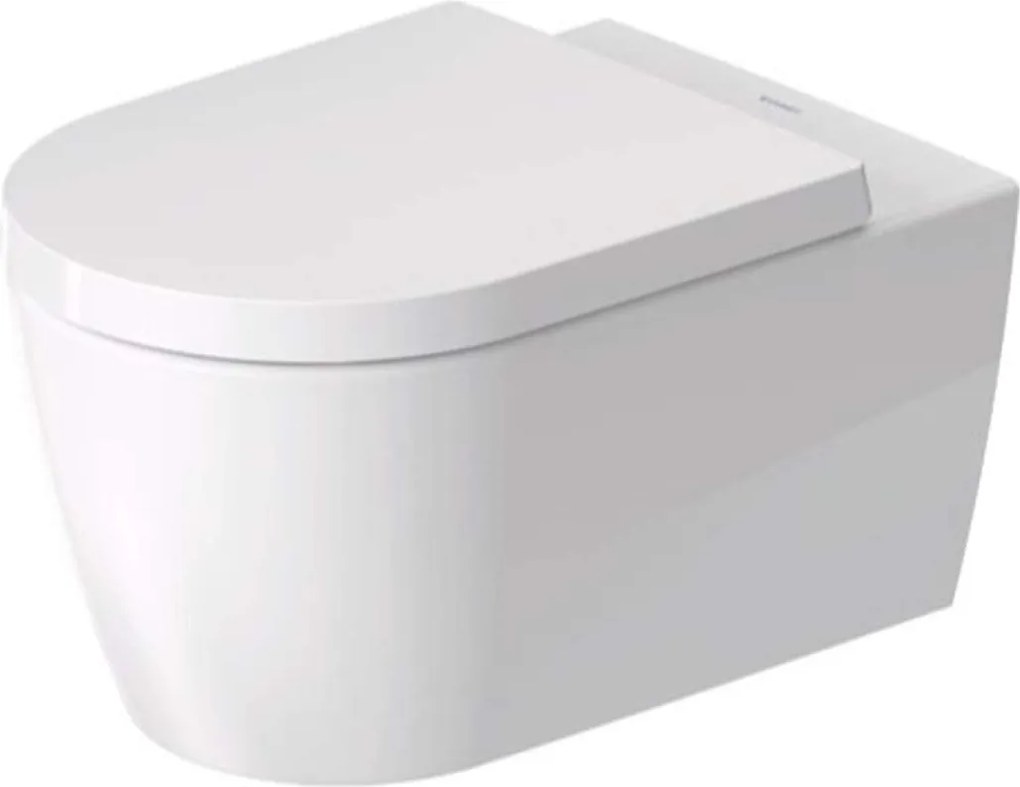 Duravit ME by Starck - Závěsné WC se sedátkem SoftClose, Rimless, HygieneFlush, DuraShield, bílá 457909AAA1