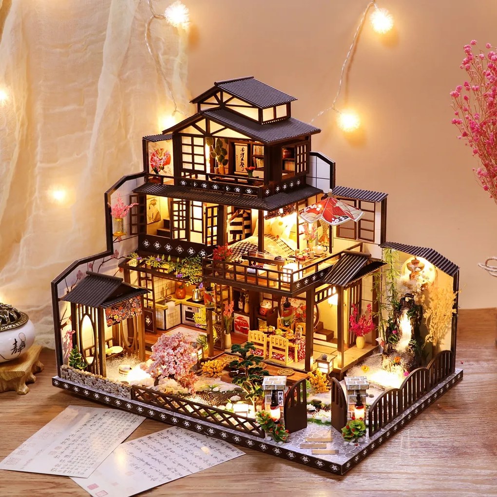 2Kids Toys Miniatura domečku Honosná sakurová vila