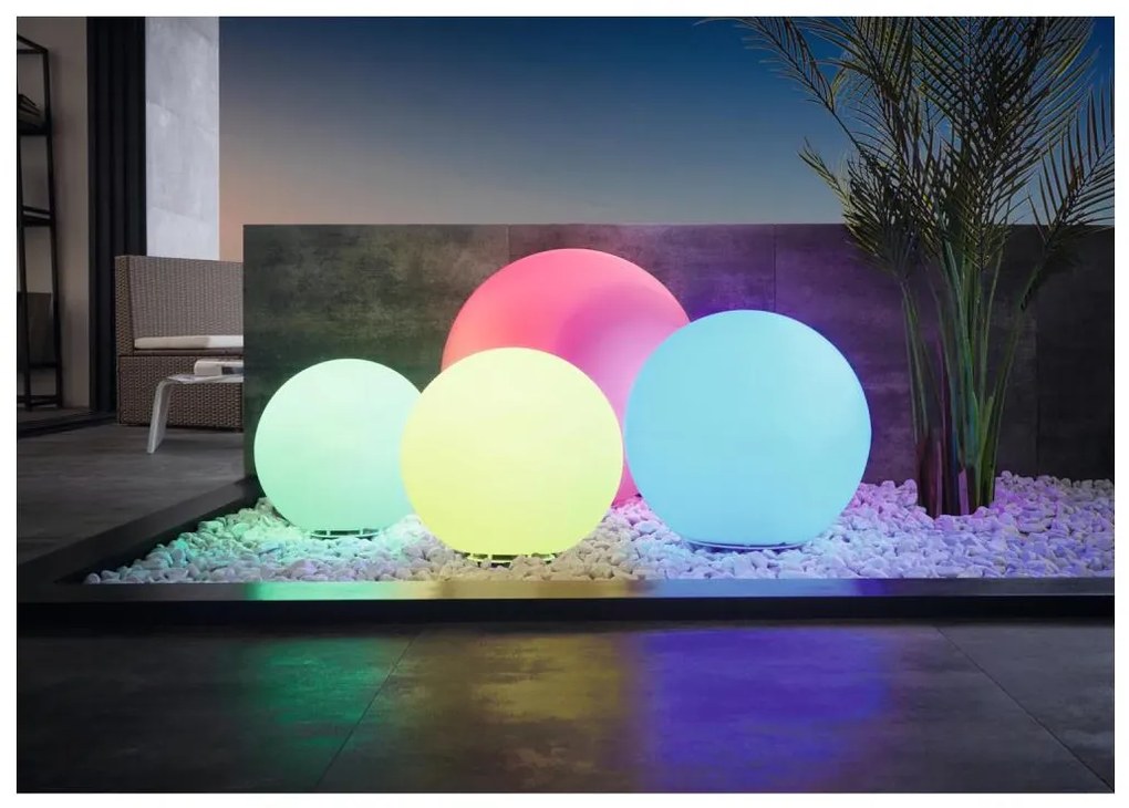 Eglo 900268 - LED RGB Stmívatelná venkovní lampa 1xE27/9W/230V 2700-6500K IP65 900268