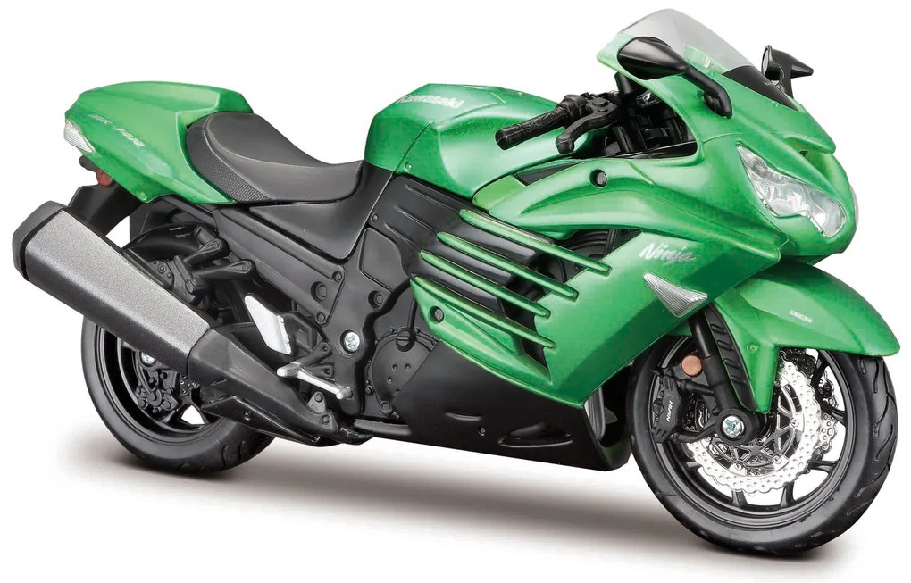 Maisto - Stavebnice – Motocykl Kawasaki Ninja ZX - 14R, 1:12