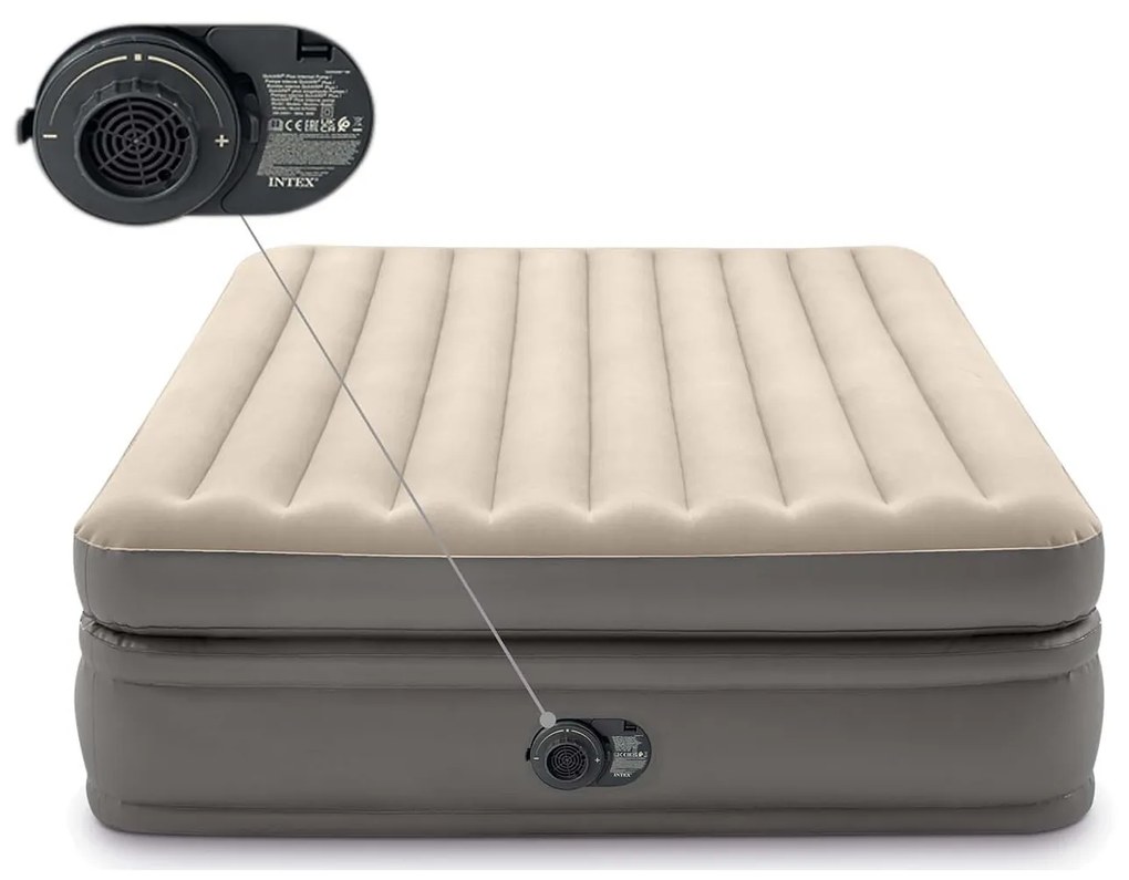 Nafukovací matrace s elektrickou pumpou 203x152x51 cm INTEX 64164ND - pohodlné spaní na cestách