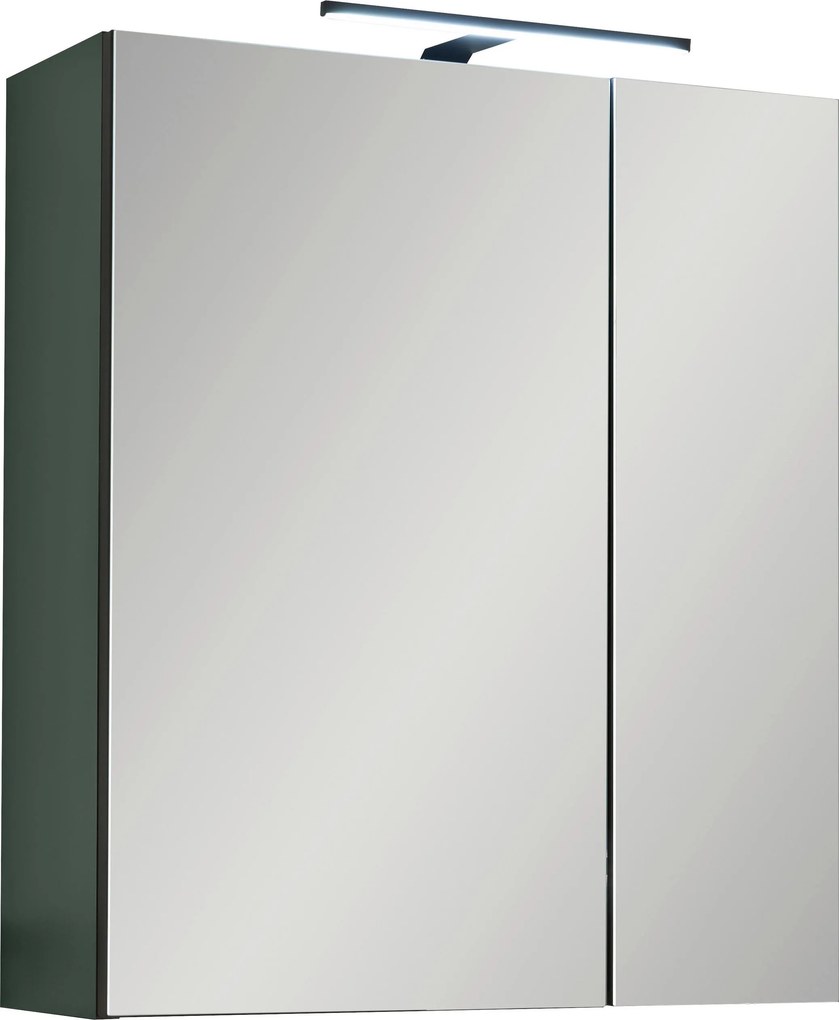 XXXLutz ZRCADLOVÁ SKŘÍŇKA, zelená, černá, 60/70/23 cm MID.YOU - Online Only koupelnové skříňky - 001279022811