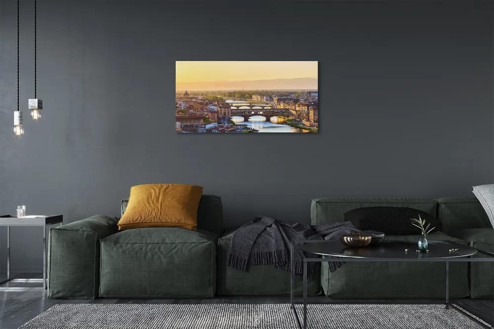 Obrazy na plátně Itálie Sunrise panorama 120x60 cm