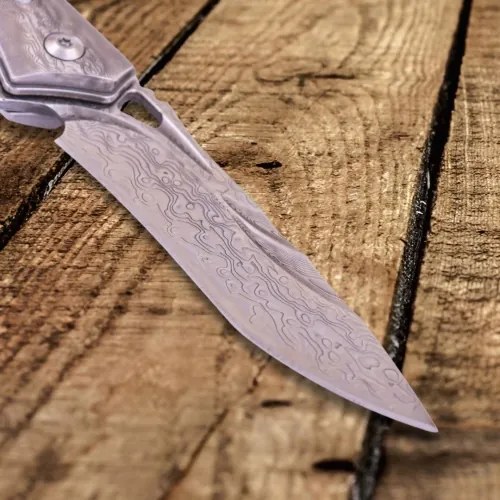 KnifeBoss damaškový zavírací nůž Fenix VG-10