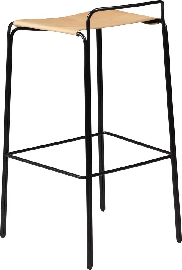 Hnědá barová stolička (výška sedáku 77 cm) Paz – DAN-FORM Denmark