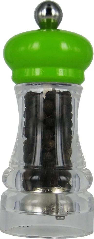 Marlux HIP HOP mlýnek na pepř, transparentní zelený, 11cm (P286-118335)