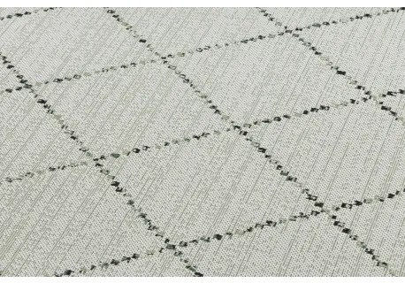 koberec COLOR 19436/062 SISAL Diamant Čtverce béžový velikost 140x200 cm | krásné koberce cz