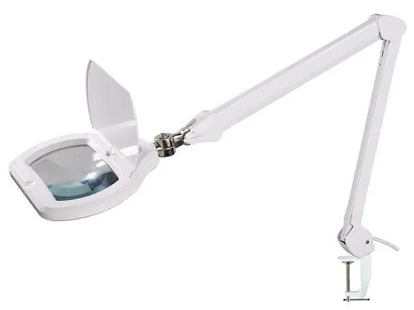 Geti LED Stmívatelná stolní lampa s lupou LED/12W/230V bílá TI0017