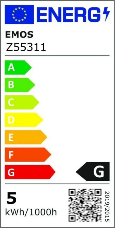 LED žárovka DECO SMOKED A60 teplá bílá