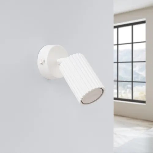 Nástěnné svítidlo SOLLUX KARBON bílá GU10 1x10W bez žárovky SL.1541