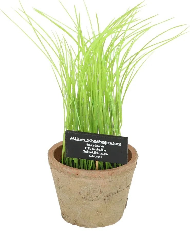 Umělá rostlina (výška 27 cm) Chives – Esschert Design
