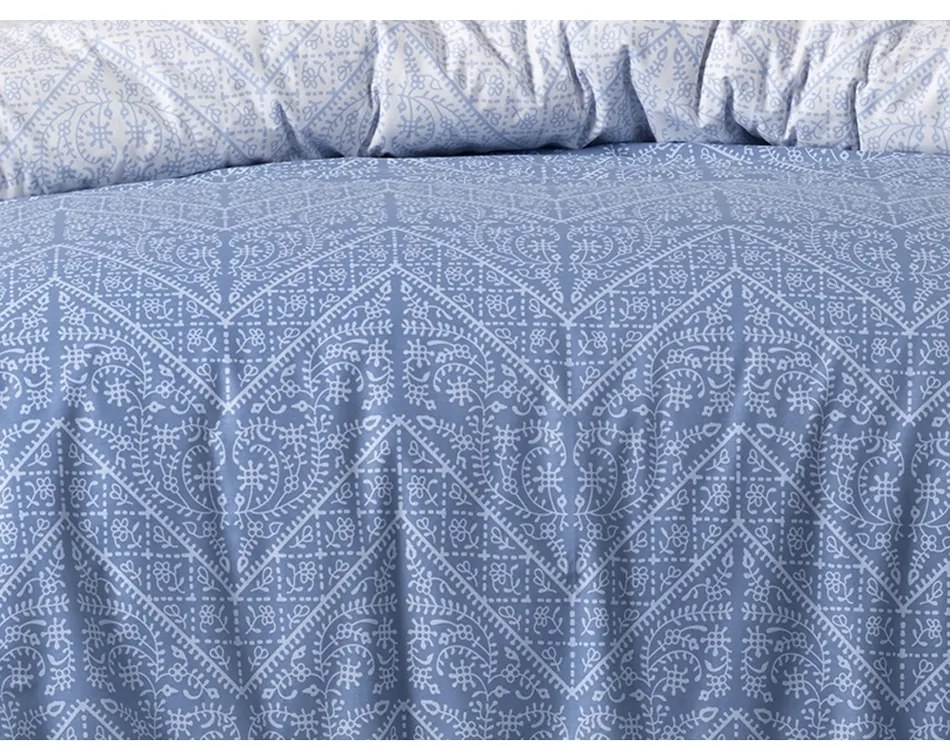 BedTex Bavlněné povlečení Vira Blue