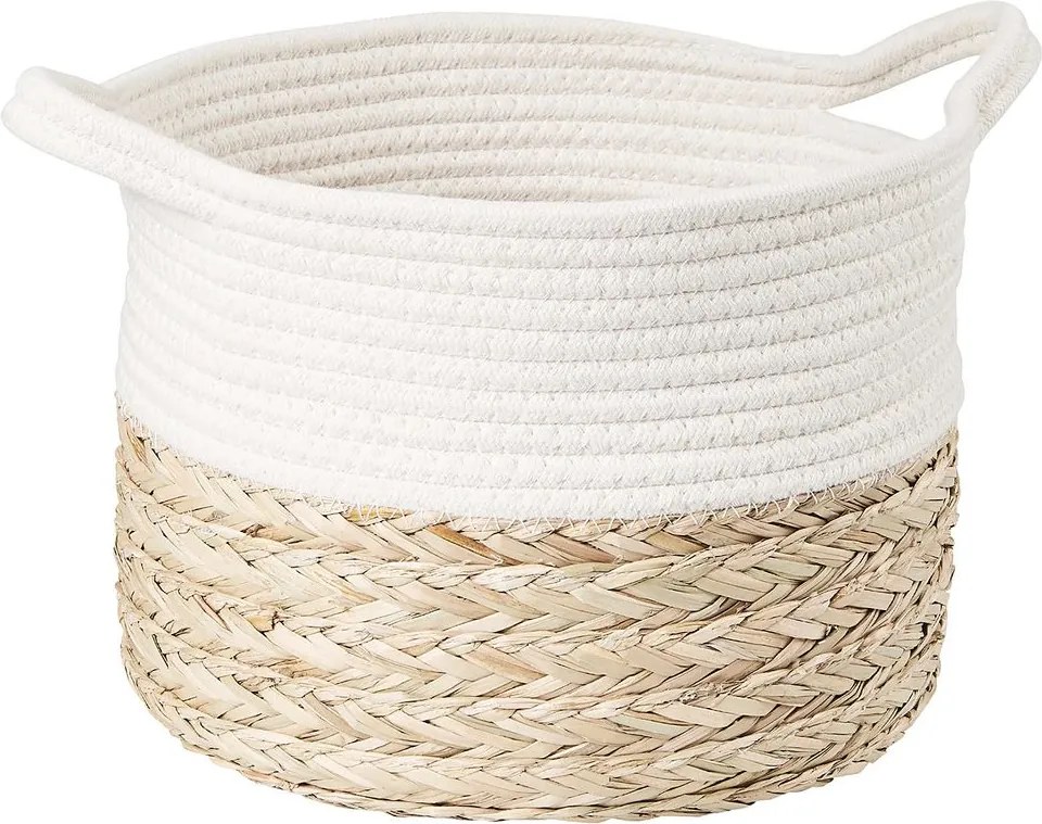 COTTON BRAID Úložný koš z mořské trávy S