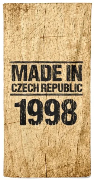 Osuška Made In (rok: 1998, Velikost osušky: 100x170cm)