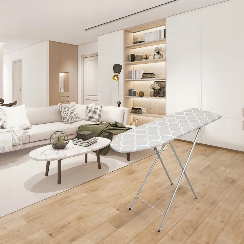 Erga Model TIRI, žehlící prkno 120x30x80 cm, MIX-stříbrná, ERG-SEP-10PRASOTIRI11