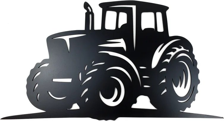 Dřevěná dekorace Traktor