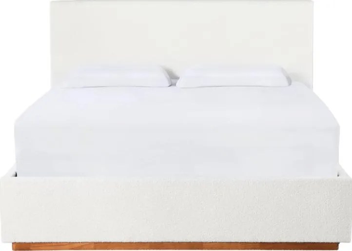Čalouněná postel NUVOLA bílá 180x200 s roštem a úložným prostorem Kondela 0000405901