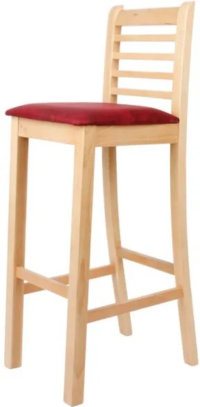 Barová židle Šárka - masiv buku