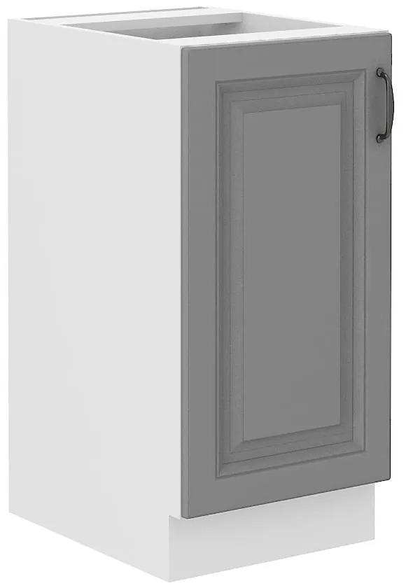 Kuchyňská linka STILO bs | 230 cm | bílá/šedá