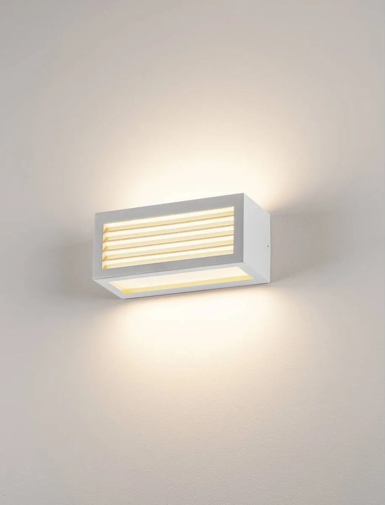 LA 232491 Venkovní svítidlo BOX-L E27 nástěnná bílá 230V E27 18W IP44 - BIG WHITE (SLV)