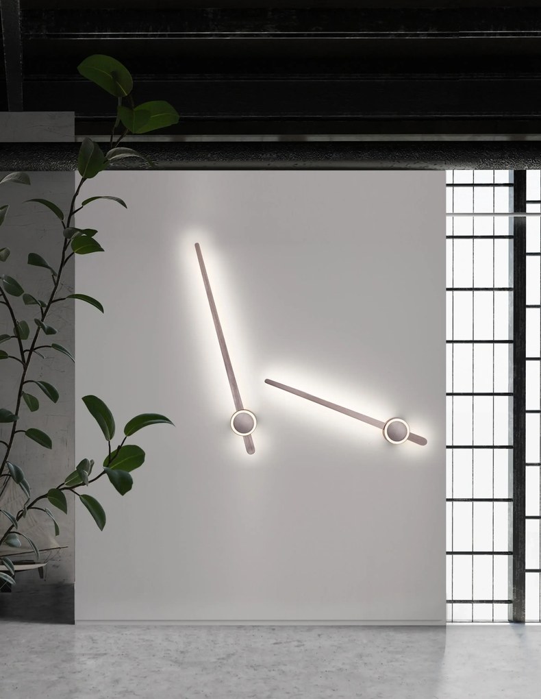 LED nástěnné svítidlo Kedo 100 hnědá