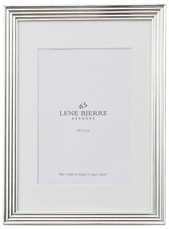 LENE BJERRE Kovový rámeček AUSTIN stříbrý 9 x 13 cm