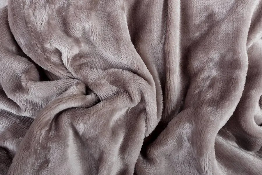 SVITAP sleep well Prostěradlo mikroflanel světle šedá 90x200x20 cm