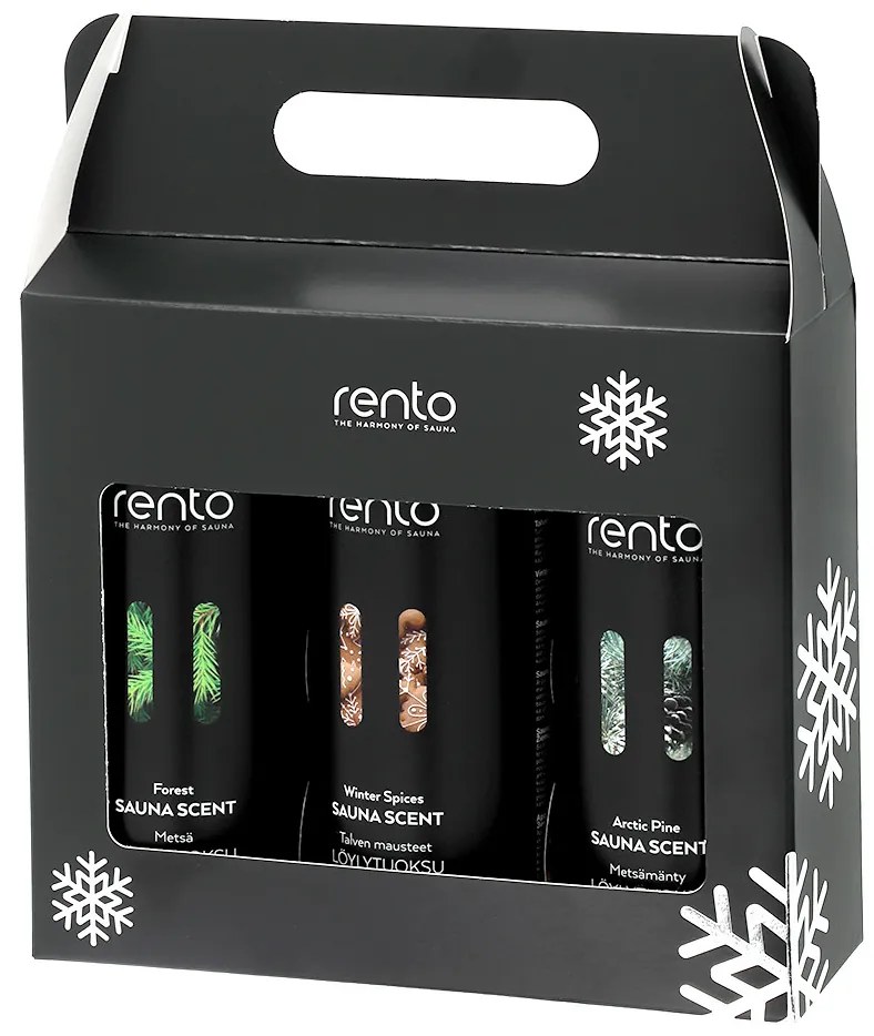 Rento dárkový set esencí do sauny 3x400ml, Svěží set