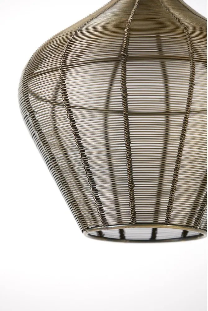 Kovové závěsné svítidlo v bronzové barvě ø 27 cm Alvaro – Light & Living