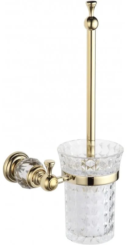 Mexen Estela WC kartáč, zlatý - 7011550-50