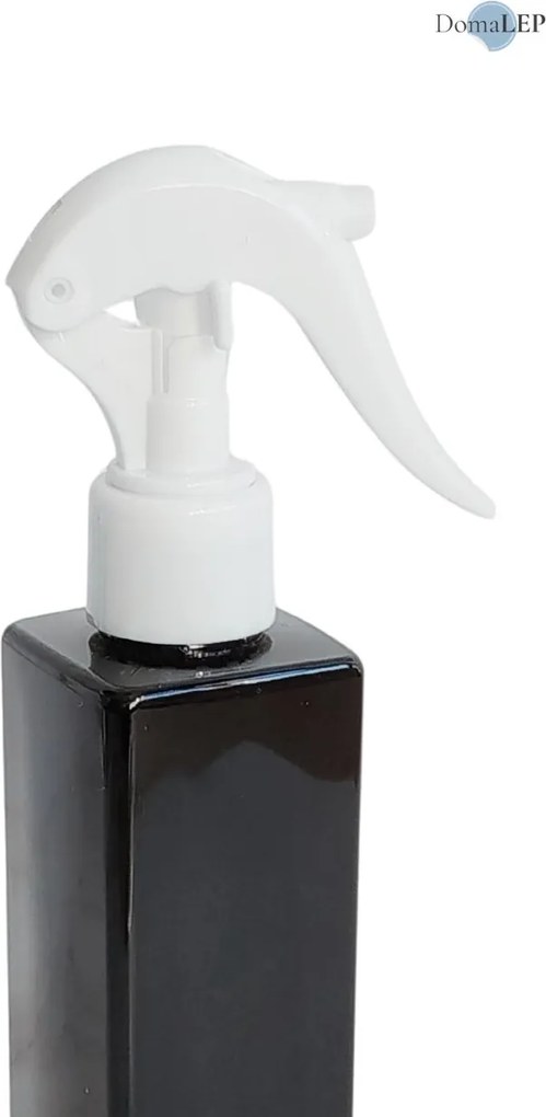 Dávkovač na mýdlo 250 ml černý s bílým rozprašovačem mini LUNA