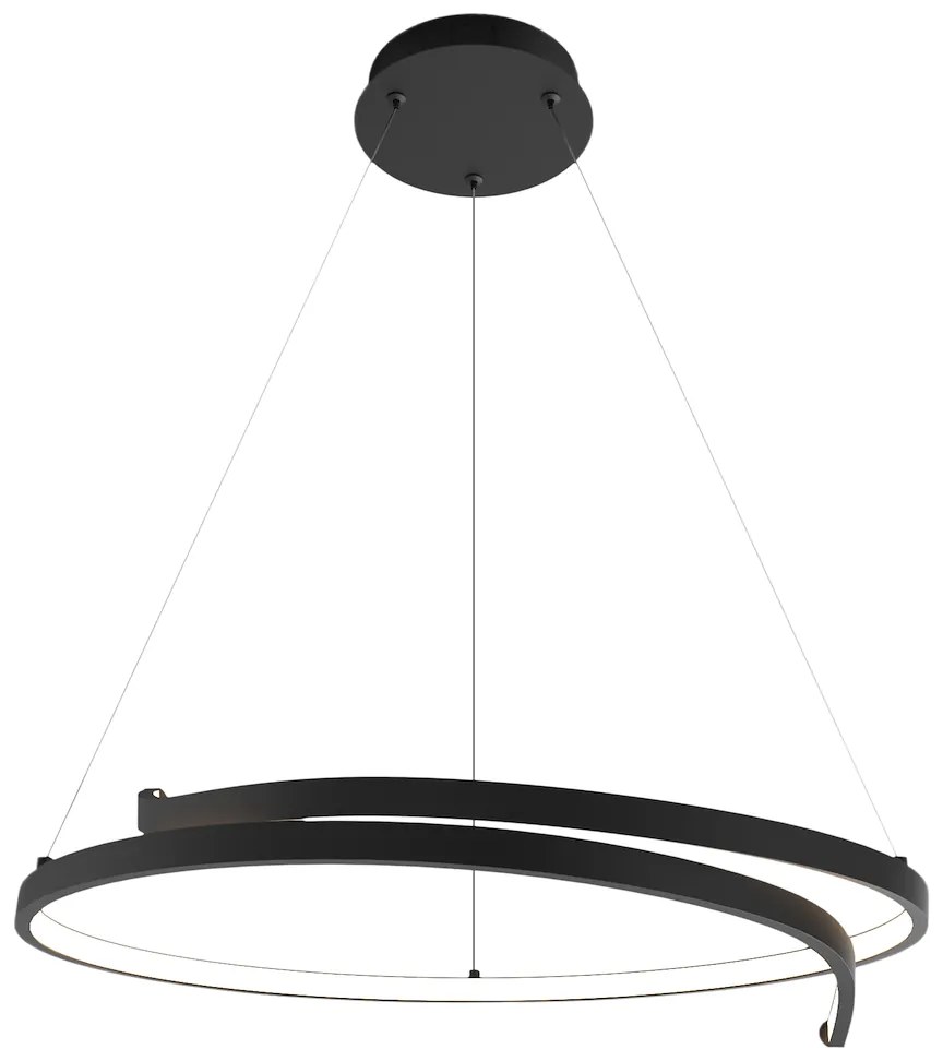 Závěsné LED svítidlo Lorenzo, 1x LED 35w, 4000k, b